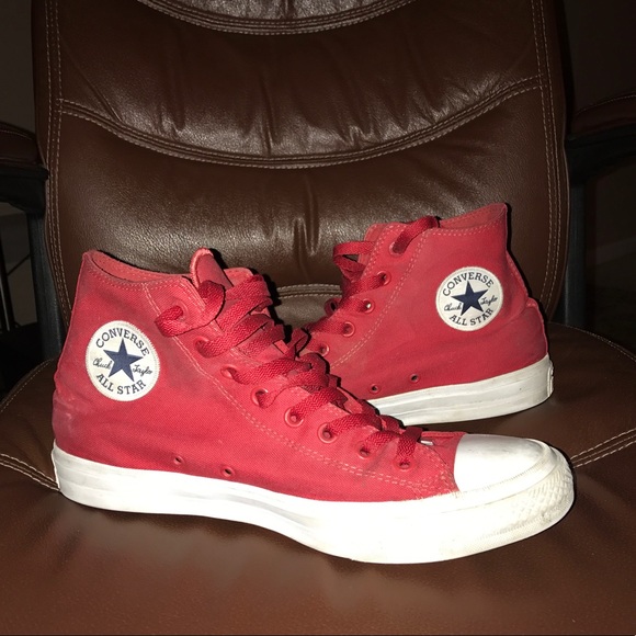 Converse | Shoes | Converse Chuck Taylor All Star Red Sneakers | Poshmark